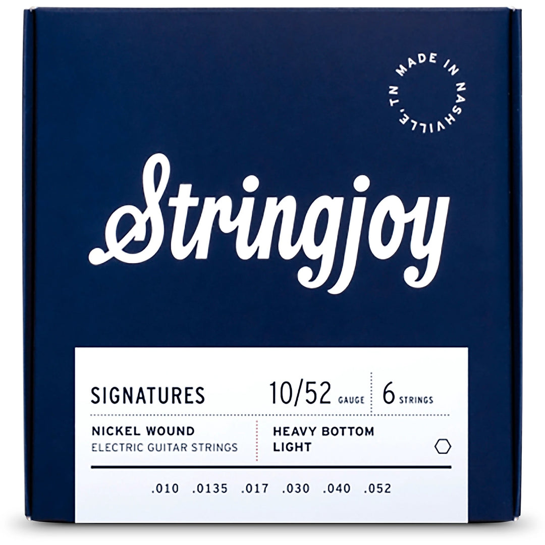 Stringjoy Signatures (10-52) Nickel Wound Electric Guitar Strings ...